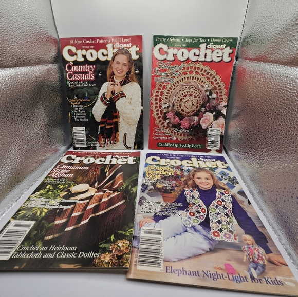 Decorative Crochet | Other | Lot Of 4 Crochet Digest 997 Autumn Winter ...